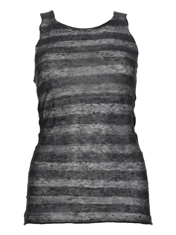 Paloma Wool Dino" Striped Knit Top - Black