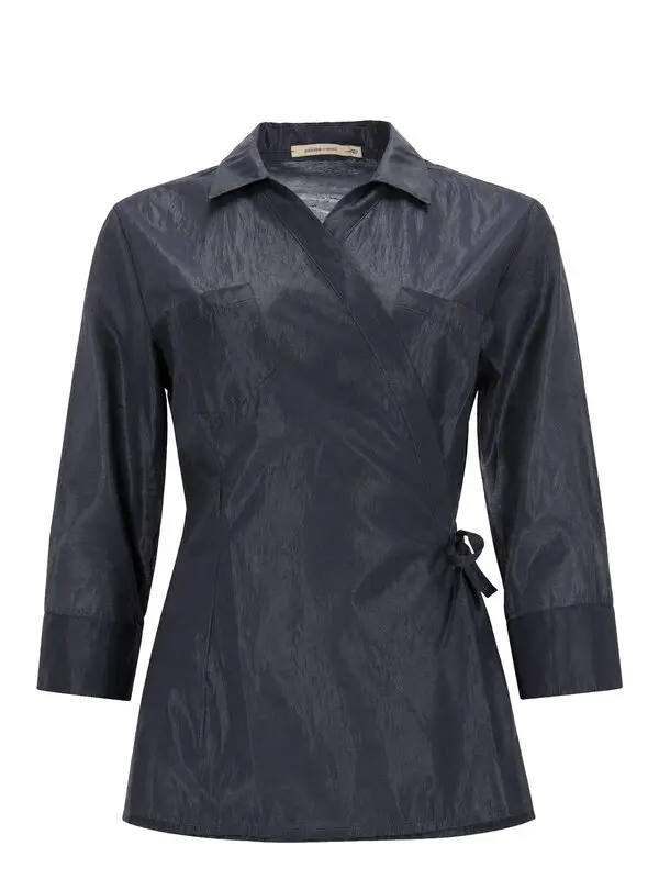 Paloma Wool Ricer" Wrap Shirt - Blue