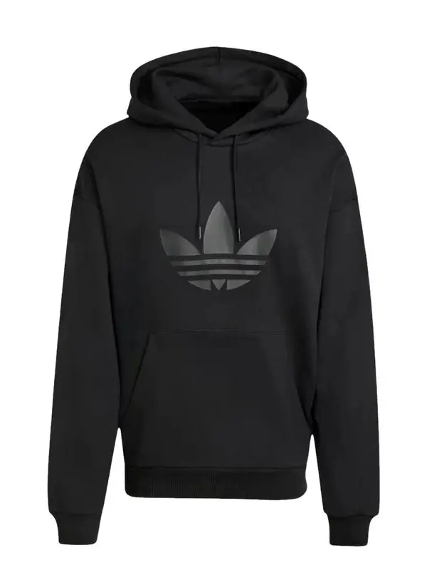 Adidas Adicolor Trefoil Logo Hoodie - Black