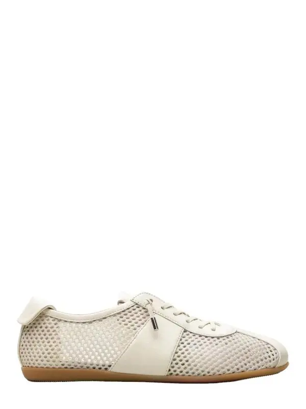CHUCKIES Mesh Panelled Sneakers - Neutrals