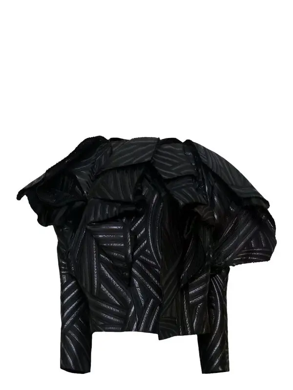 Comme Des Garçons Quilted Patchwork Jacket - Black