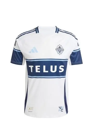 Adidas Vancouver Whitecaps Fc 25/26 Authentic Home Jersey - White