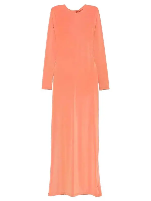 Raquel Diniz Carolyne Twist-detail Open-back Maxi Dress - Orange