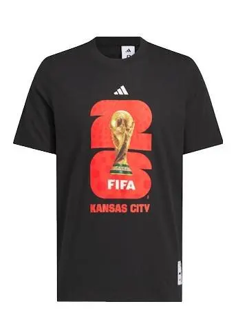 Adidas Fifa World Cup 26 Host City City Graphic T-shirt - Black