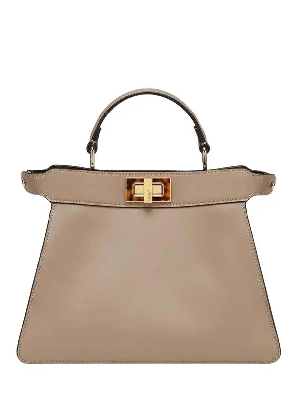 Fendi Peekaboo Iconic Mini Handbag - Beige