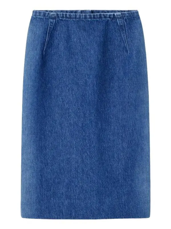 Versace High-waist Pencil Skirt - Blue