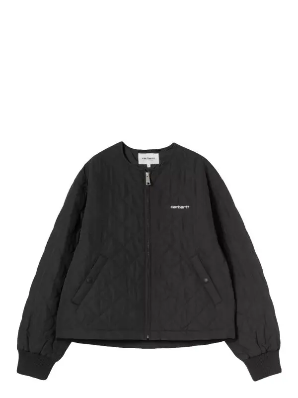 Carhartt Work In Progress Elma Quilted Zip-up Liner Jacket - Black/white