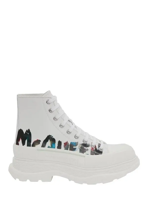 Alexander McQueen Tread Slick Boots - White