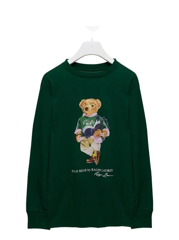 Polo Ralph Lauren Polo Bear Long Sleeve T-shirt - Green