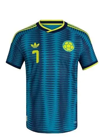 Adidas Colombia 2026 Authentic Diaz Jersey - Mystery Petrol/team Navy Blue