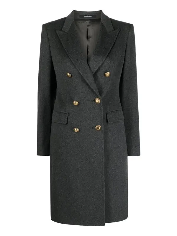 Tagliatore Double-breasted Coat - Black