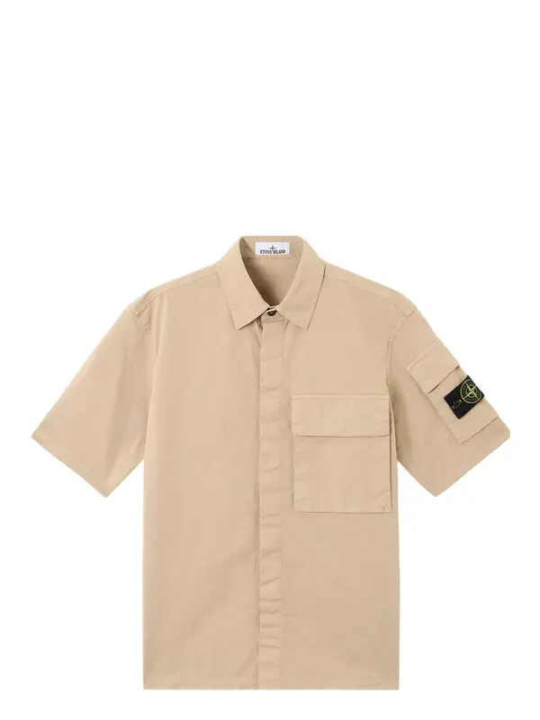 Stone Island Short-sleeve Shirt - Desert