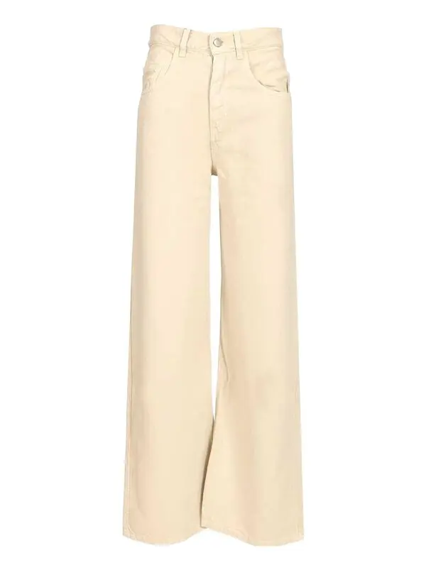 ICON DENIM LOS ANGELES Poppy Wide-leg Jeans - Beige