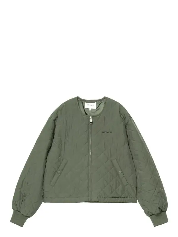 Carhartt Work In Progress Quilted Zip Jacket - Cactus/black