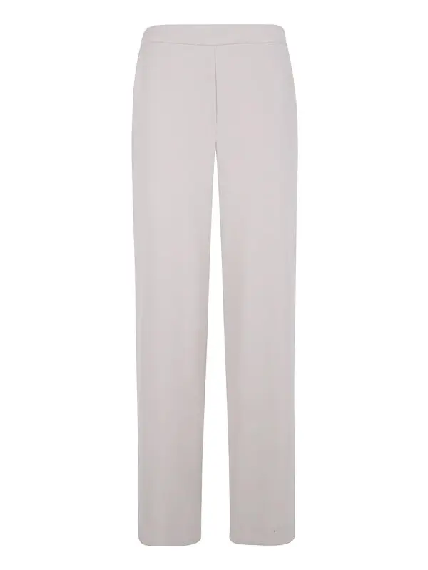 P.a.r.o.s.h High-waisted Elasticated Trousers - Butter