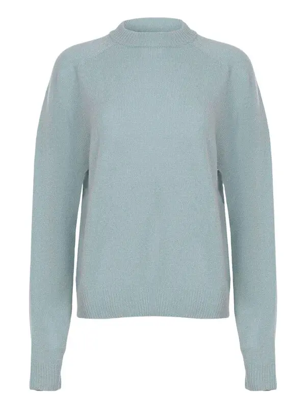 ALYSI Long Sleeve Crewneck Jumper - Gray