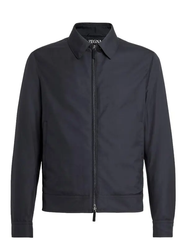 Zegna Leggerissimo Zip-up Shirt Jacket - No