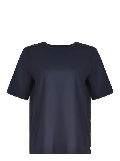 Herno Button Detail T-shirt - Black