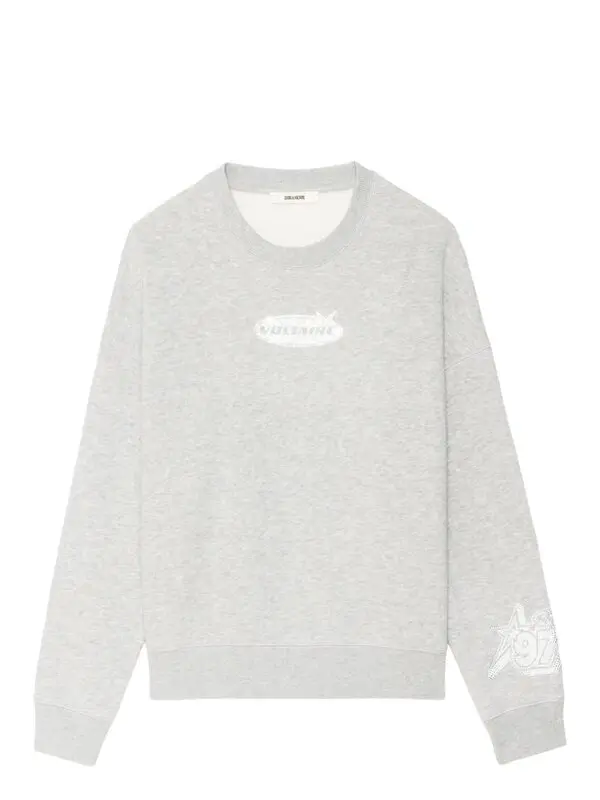 Zadig&Voltaire Embellished Long Sleeve Sweatshirt - White