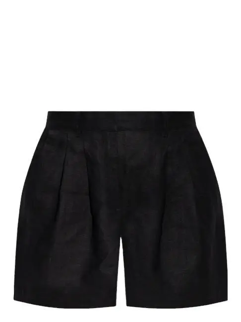 Posse Pleated Shorts - Black