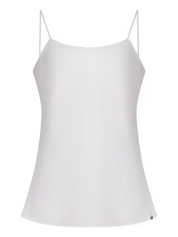 Herno Satin Camisole Top - White
