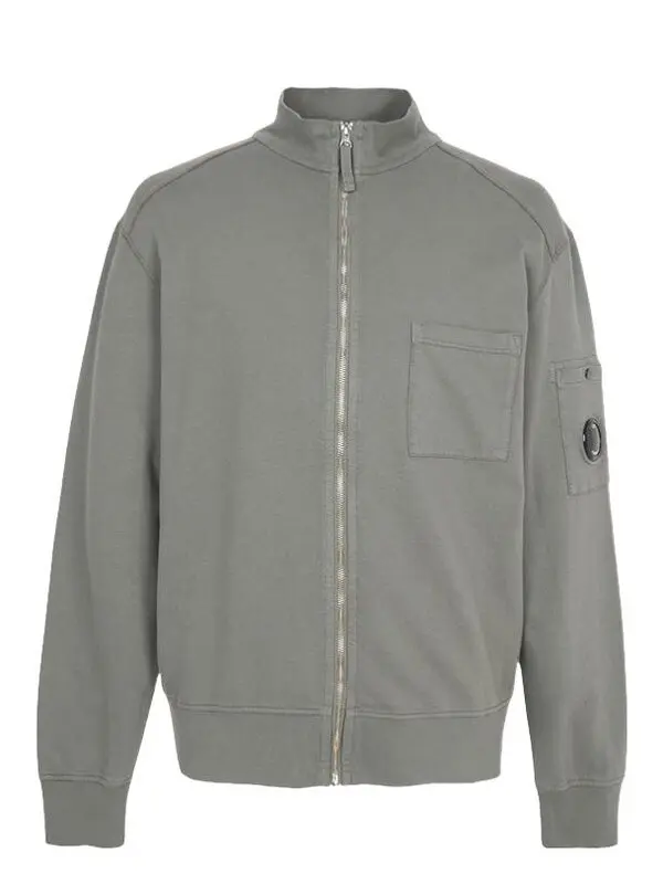C.P. COMPANY Chest Pocket Zip Jacket - Gray