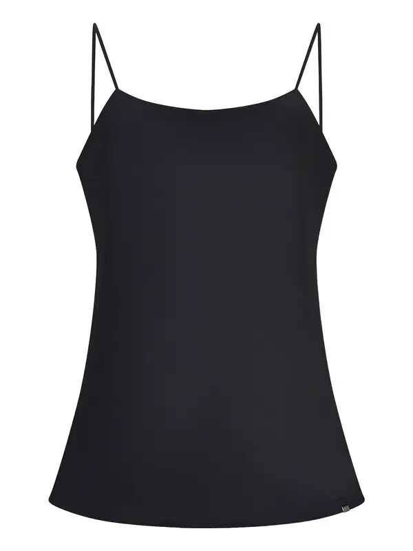 Herno Satin Camisole Top - Black