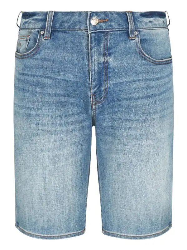 Armani Exchange Cropped Jeans - Blue