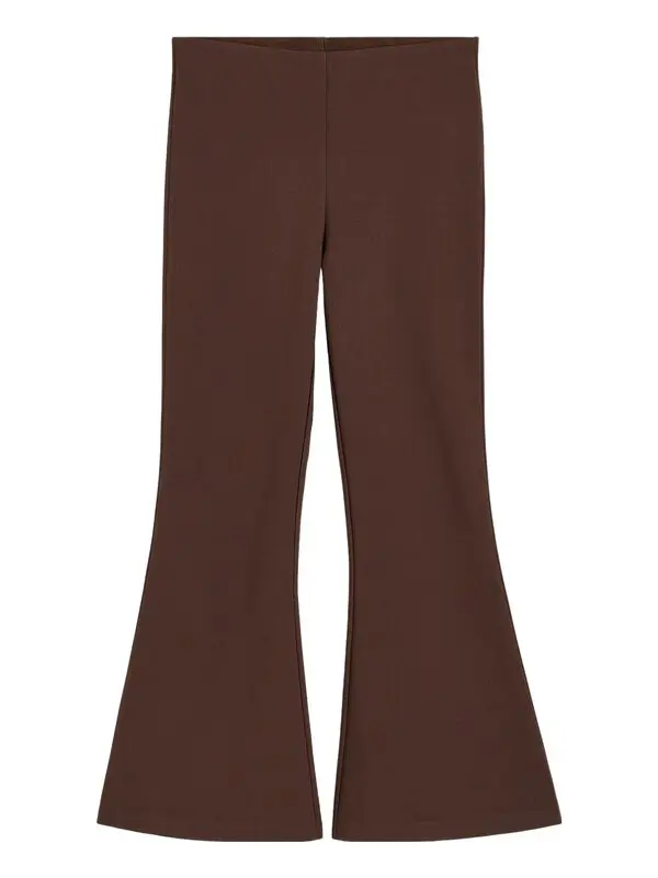 BY MALENE BIRGER Vilanna Flared Trousers - Coffee Brown
