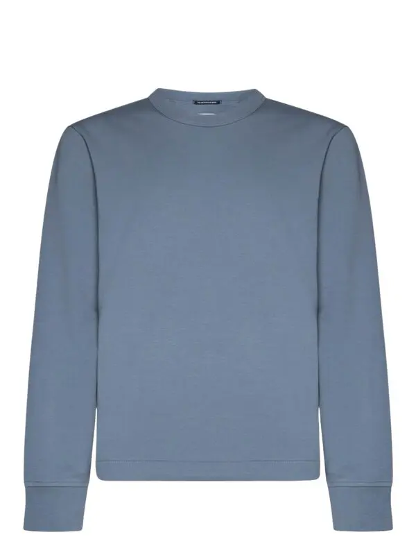 C.P. COMPANY Crew Neck Sweater With Nylon Pockets - Gray