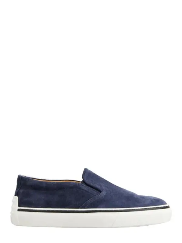 TOD'S Slip-on Sneakers With Embossed Detailing - Blue
