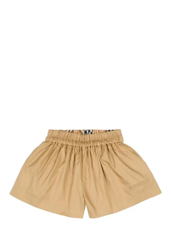 Burberry Elasticated Logo Shorts - Beige