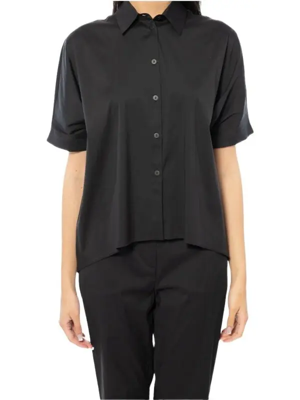 Max Mara Short Sleeve Shirt - Black