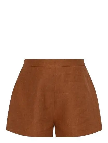 Posse Perri Tailored Shorts - Chestnut Color