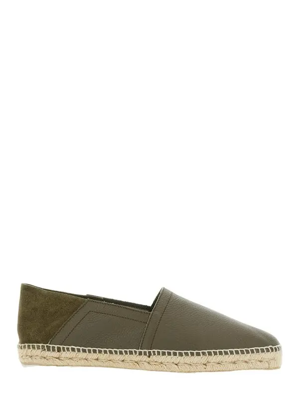 CastaÑer Round Toe Espadrilles - Green