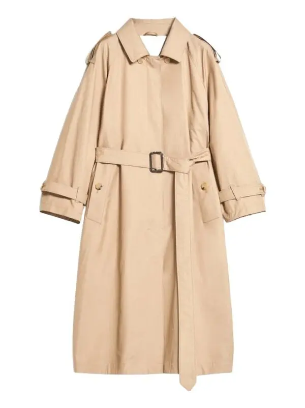 Max Mara Single-breasted Trench Coat - Brown