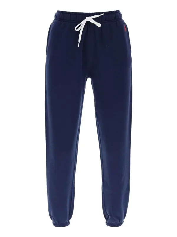 Polo Ralph Lauren Logo Embroidered Track Pants - Blue