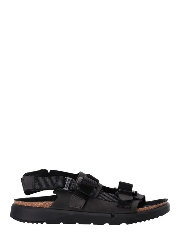 BIRKENSTOCK Shinjuku Logo Strapped Sandals - Black