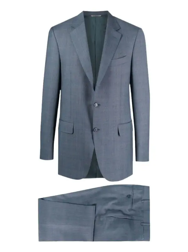 Canali Single-breasted Two-piece Suit - Blue