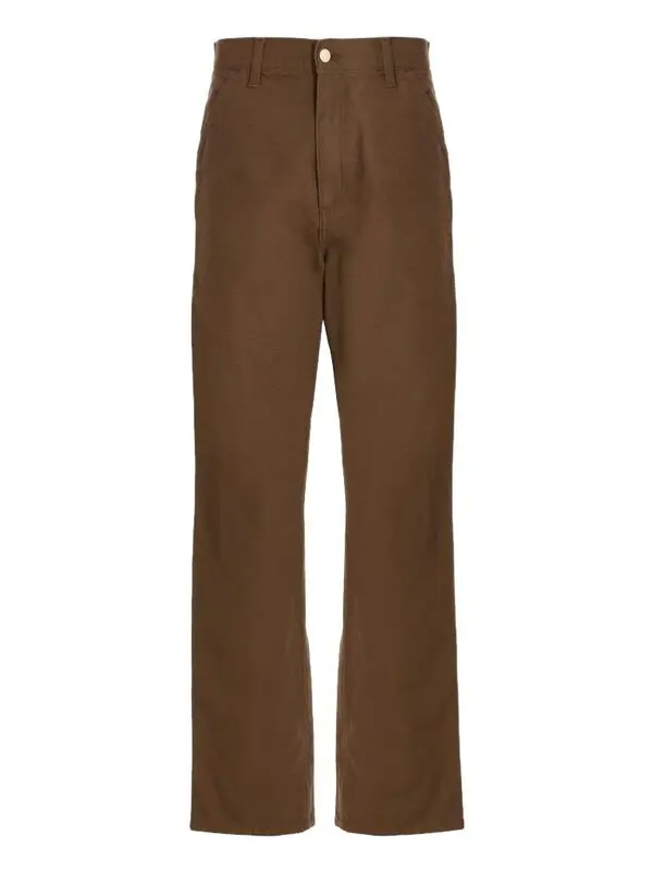 Carhartt Work In Progress Logo Patch Trousers - Brown