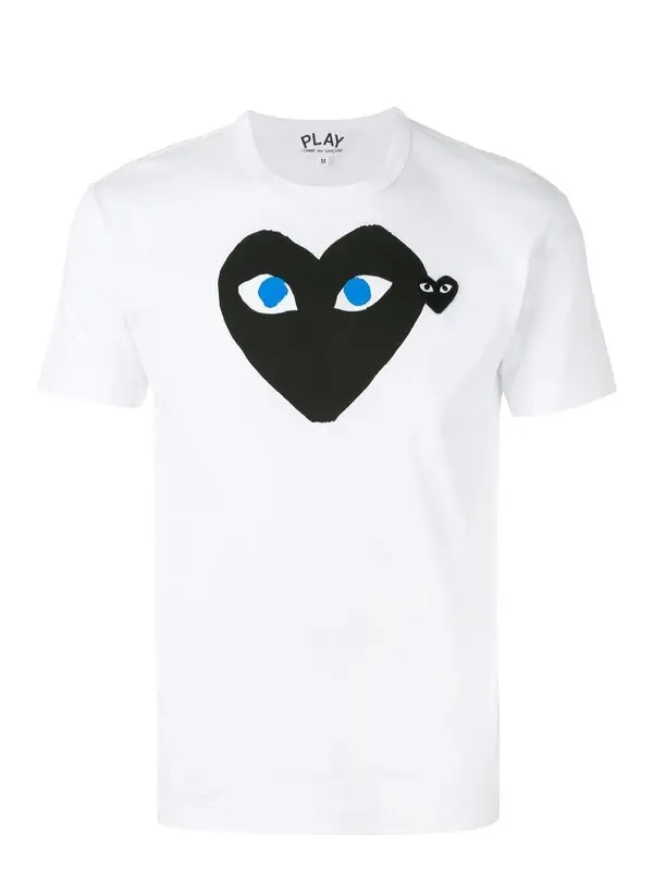 Play Comme Des Garcon Short-sleeved T-shirt - White