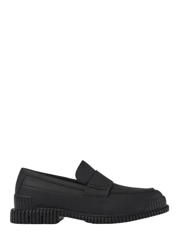 Camper Pix Leather Loafers - Black