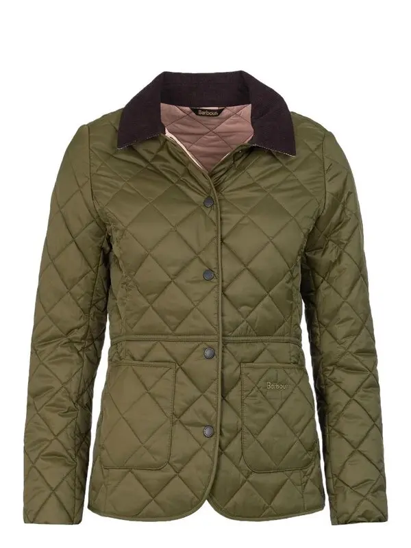Barbour Deveron Quilted Buttoned Jacket - No