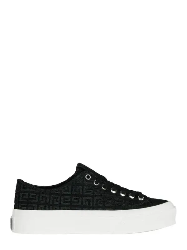 Givenchy 4g Jacquard Sneakers - Black
