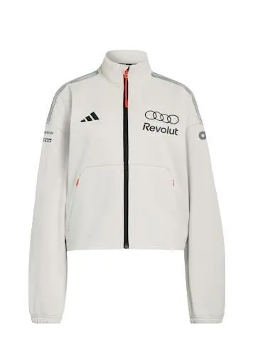 Adidas X Audi Revolut F1 Team Track Top - Chalk Pearl/iron Metallic
