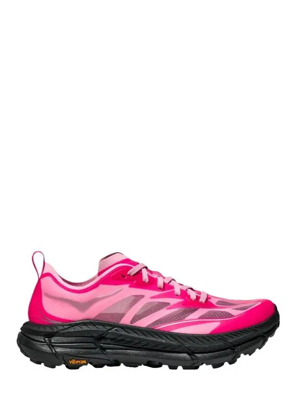 Hoka One One Mafate Speed 4 Lite Lace-up Sneakers - Neon Dragon Fruit/black