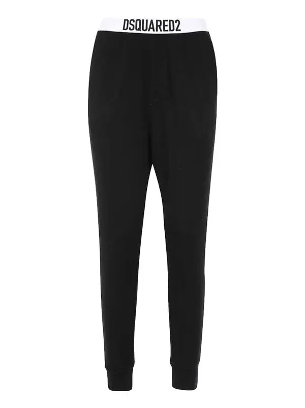 Dsquared2 Logo Casual Pants - Black