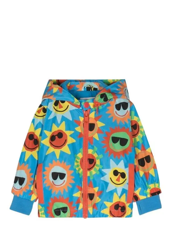 Stella McCartney Printed Hooded Jacket - Blue