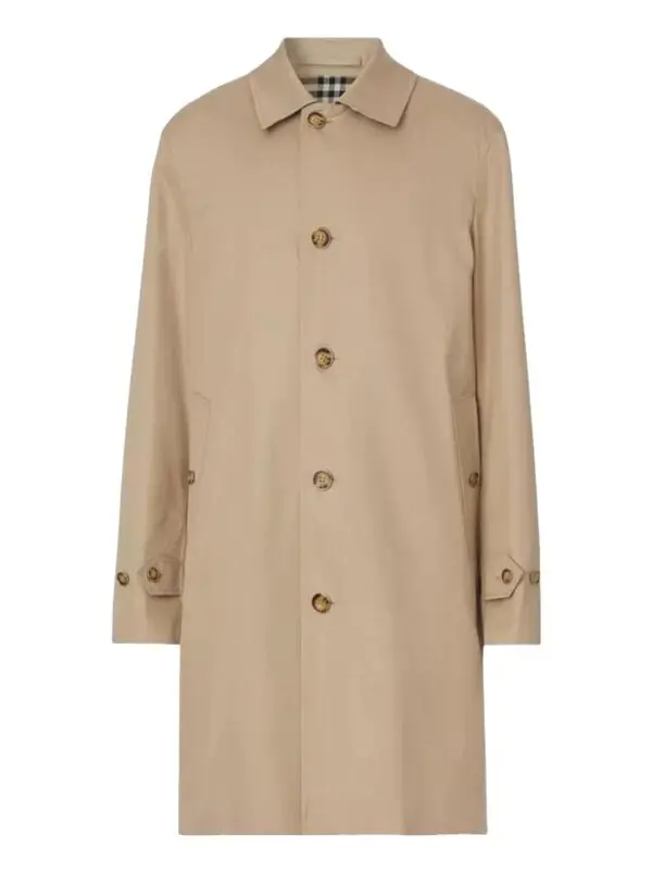 Burberry The Camden Car Coat - Nude