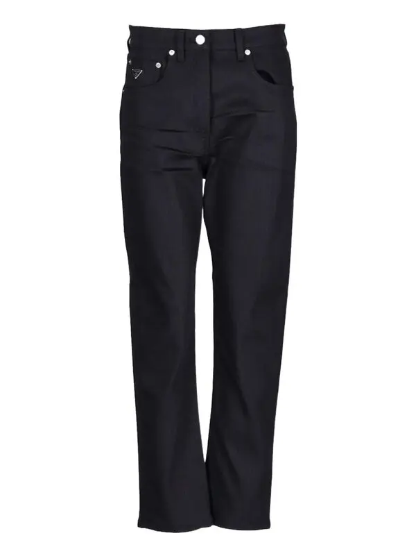 Prada Stretch Denim Five-pocket Jeans - Black